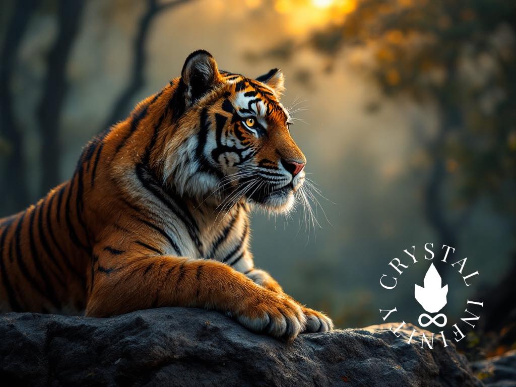 The Dominating Tiger – Crystal Infinity